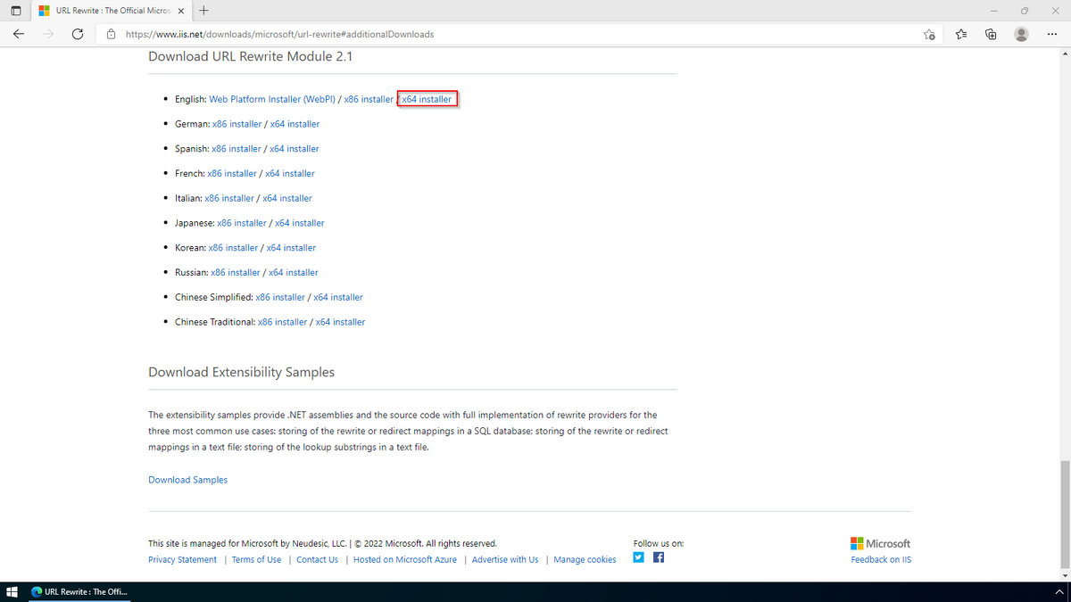 Archive:Setup:Installation Guide/System Preparation/Windows/urlrewrite - BlueSpice Helpdesk